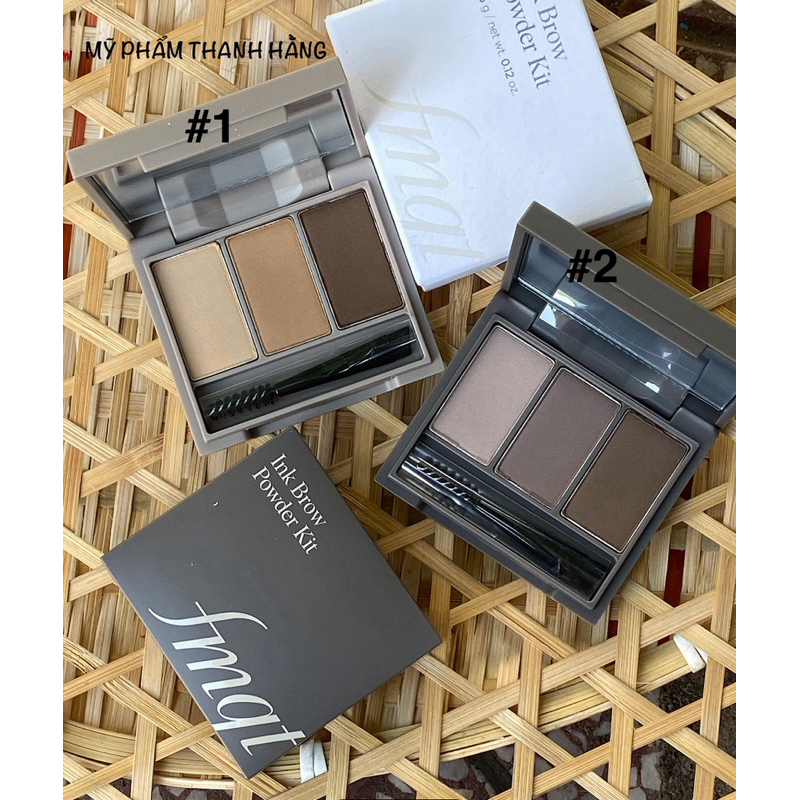 Bột tán chân mày The Face Shop 3 màu Brow Master Powder Palette bền màu ...