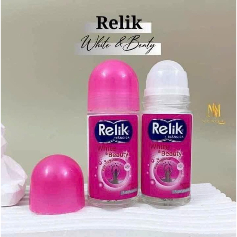 Lăn khử mùi Relik White & Beauty 25ml hàng chính hãng | Shopee Việt Nam