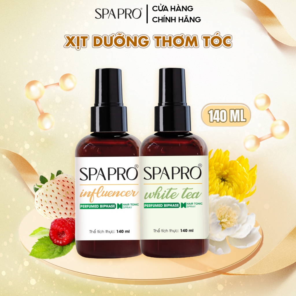 Xịt Dưỡng Tóc Mượt Mà Siêu Thơm SPAPRO 140ML | Shopee Việt Nam