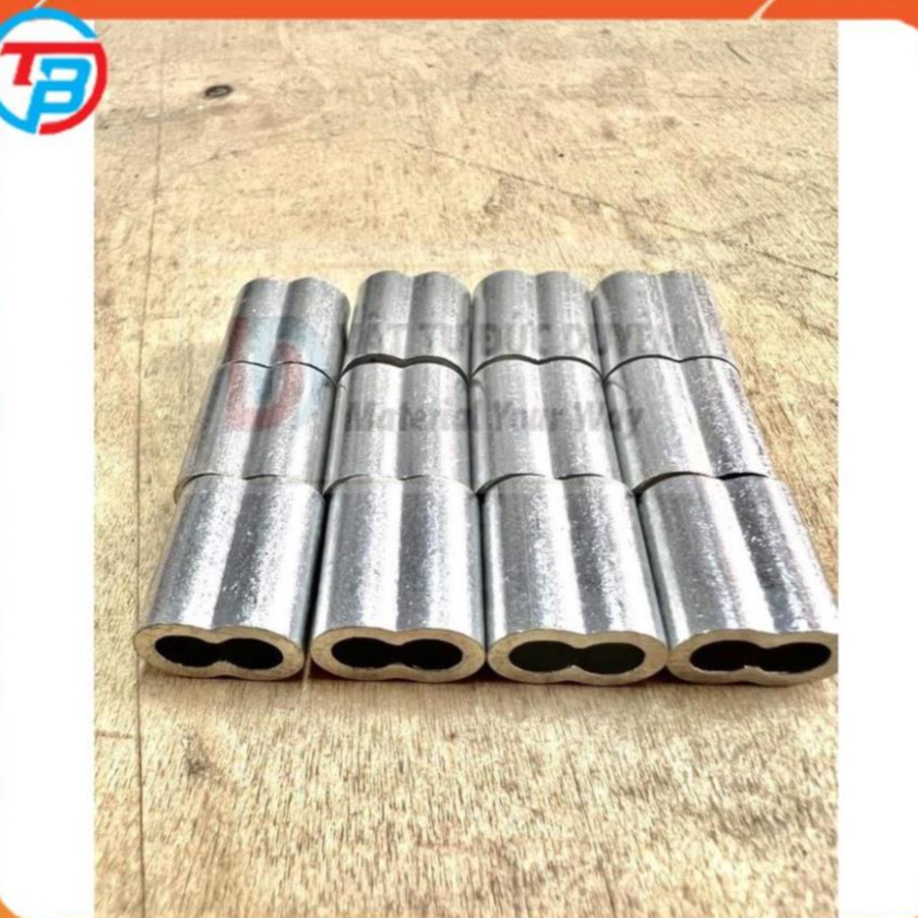 Đầu nhôm, cốt nhôm khóa dây cáp Phi 2 3 4 5 6 8 10 mm - Cáp Thép Thái ...