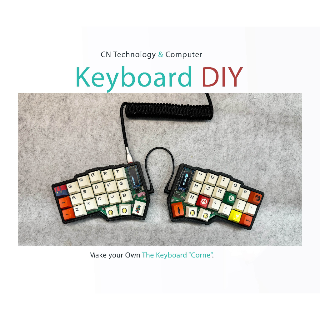 Bàn Phím Tự Thực Hiện DIY Corne Layout Riêng 42 Phím Dùng Atmega32u4 AU ...