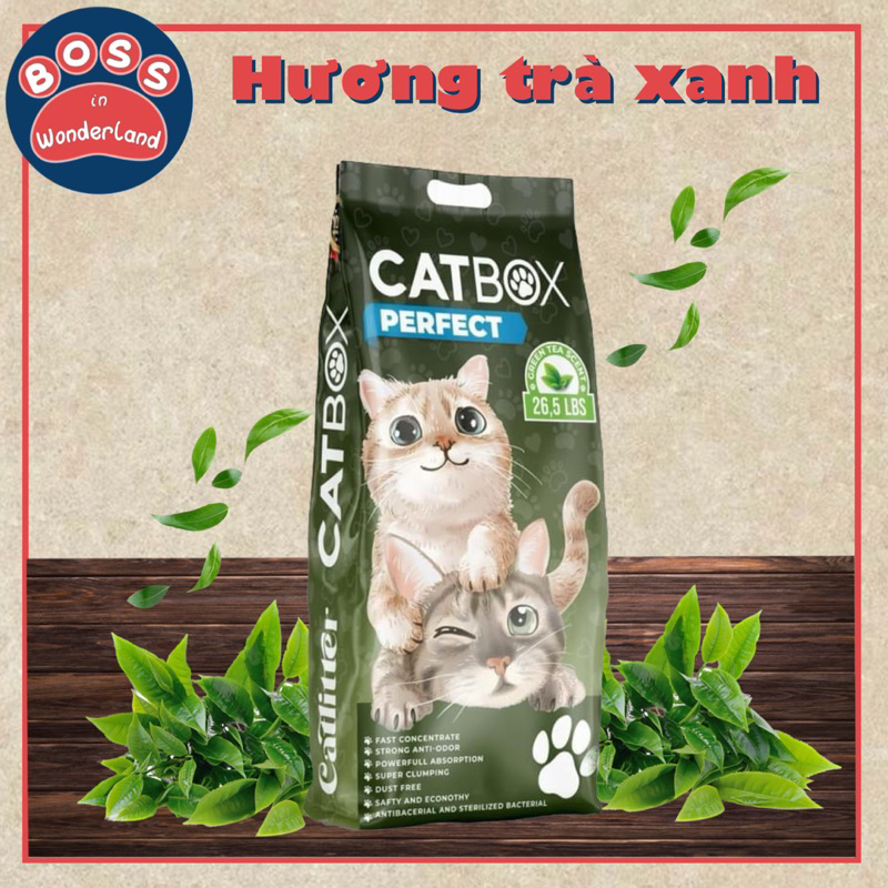 Cát vệ sinh cho mèo CATBOX bao to 26,5L 12KG 8KG 4KG | Shopee Việt Nam