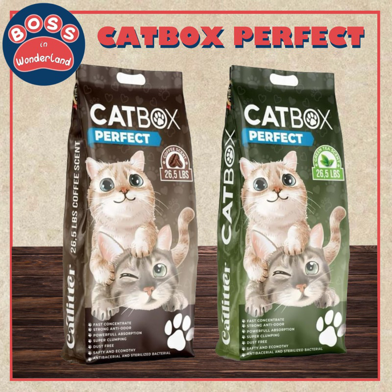 Cát vệ sinh cho mèo CATBOX bao to 26,5L 12KG 8KG 4KG | Shopee Việt Nam
