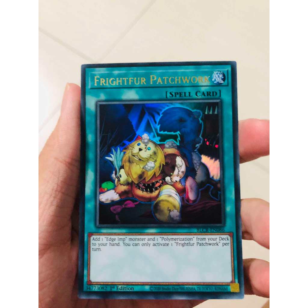 Thẻ bài Frightfur Patchwork - BLCR-EN086 - Ultra Rare 1st Edition ...