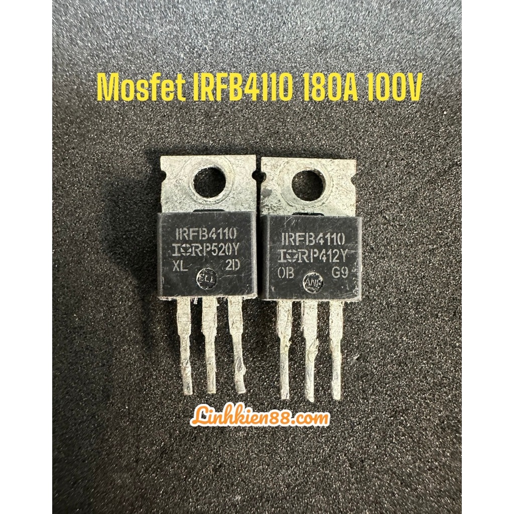 5con Irfb4110 Mosfet IRFB4110 4110 180A 100V To-220 tháo máy | Shopee ...