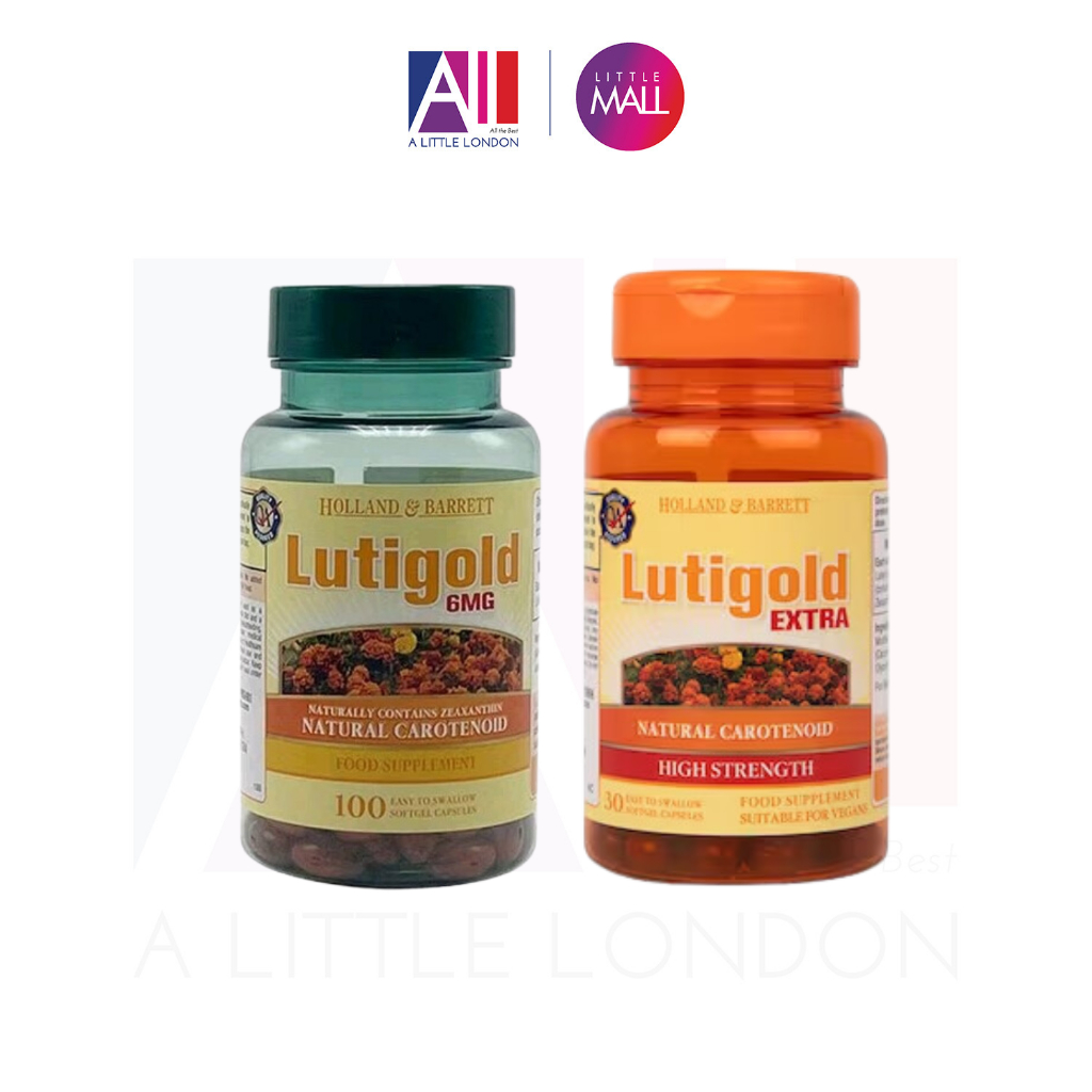 100 Viên uống bổ mắt Holland & Barrett Lutigold/ Lutigold Extra (Bill ...