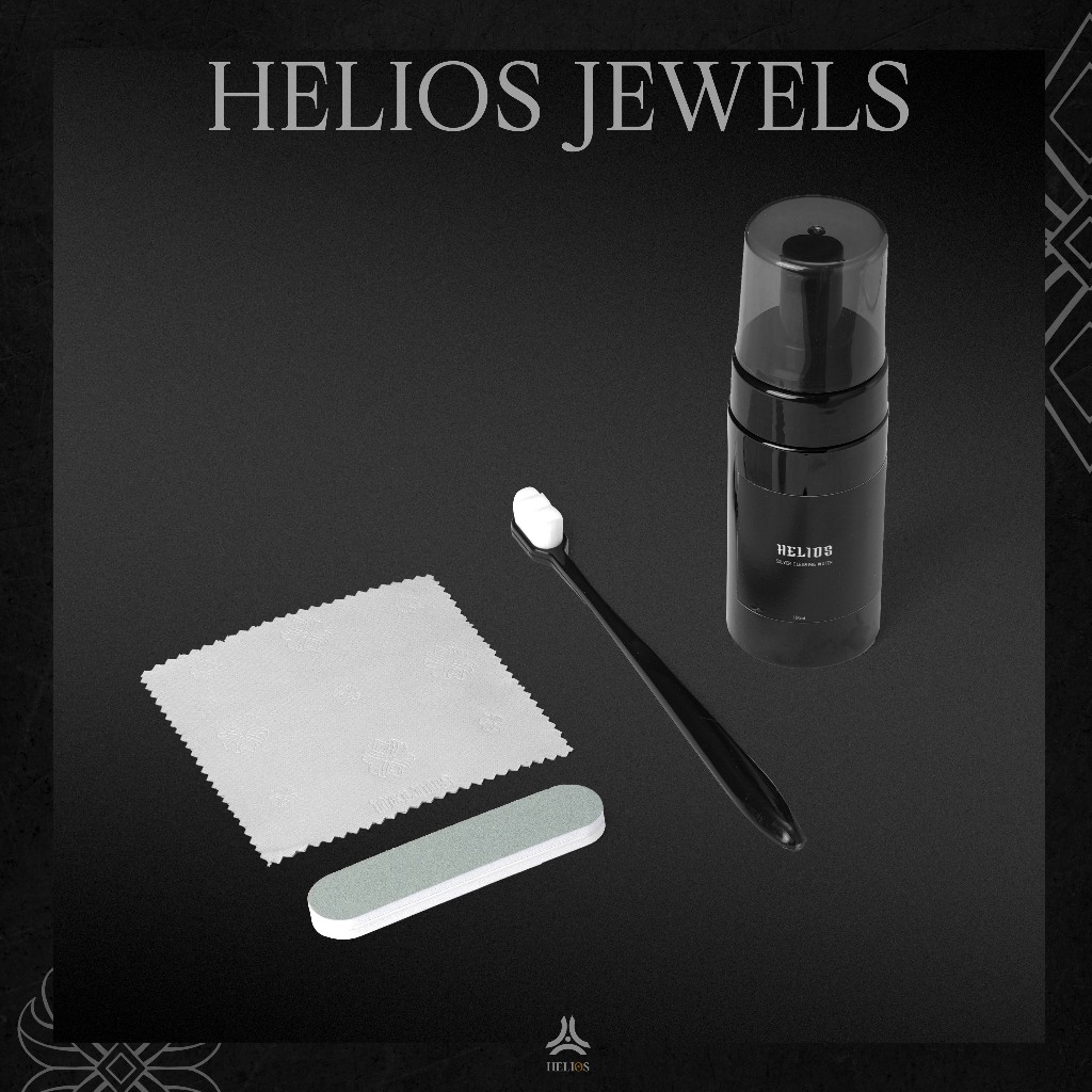 Nước rửa bạc dạng bọt Helios Jewels - dung dịch làm sáng trang sức bạc ...