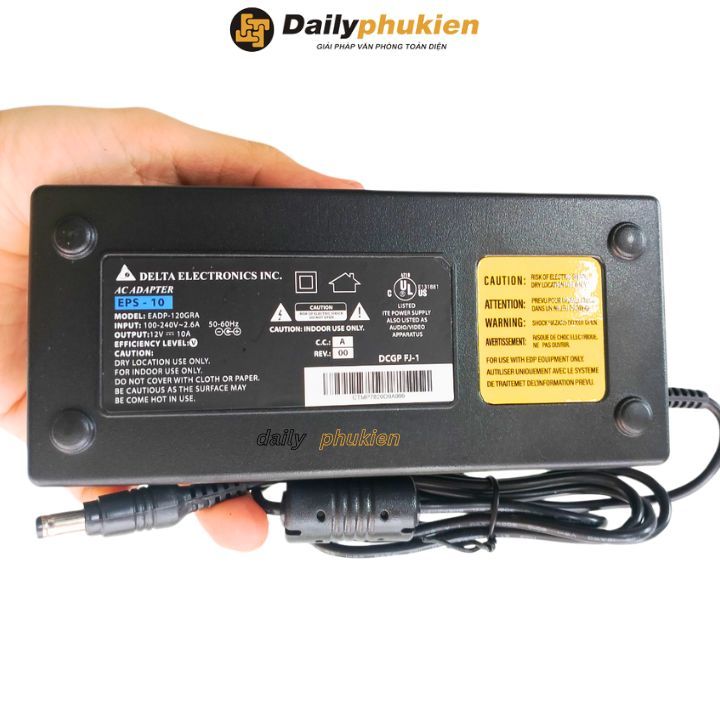 Nguồn adapter Delta 12v 10a 120W giá rẻ | Shopee Việt Nam