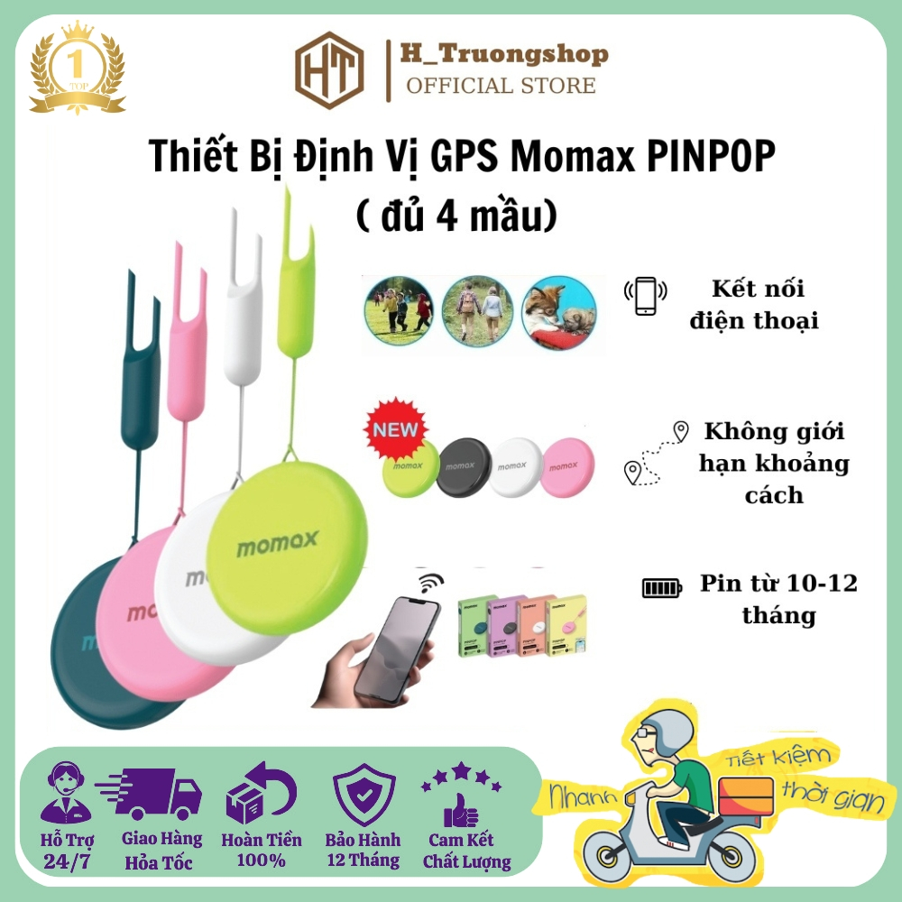 Thiết Bị Định Vị GPS Momax PINPOP BR7 - Chống Mất Đồ, Đủ 4 màu, Theo ...