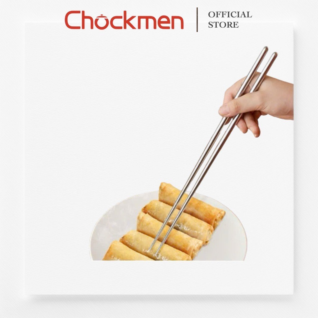 Đũa Dài CHOCKMEN Inox Cao Cấp Chống Trơn Trượt Đũa Chiên Xào Nấu | Shopee Việt Nam