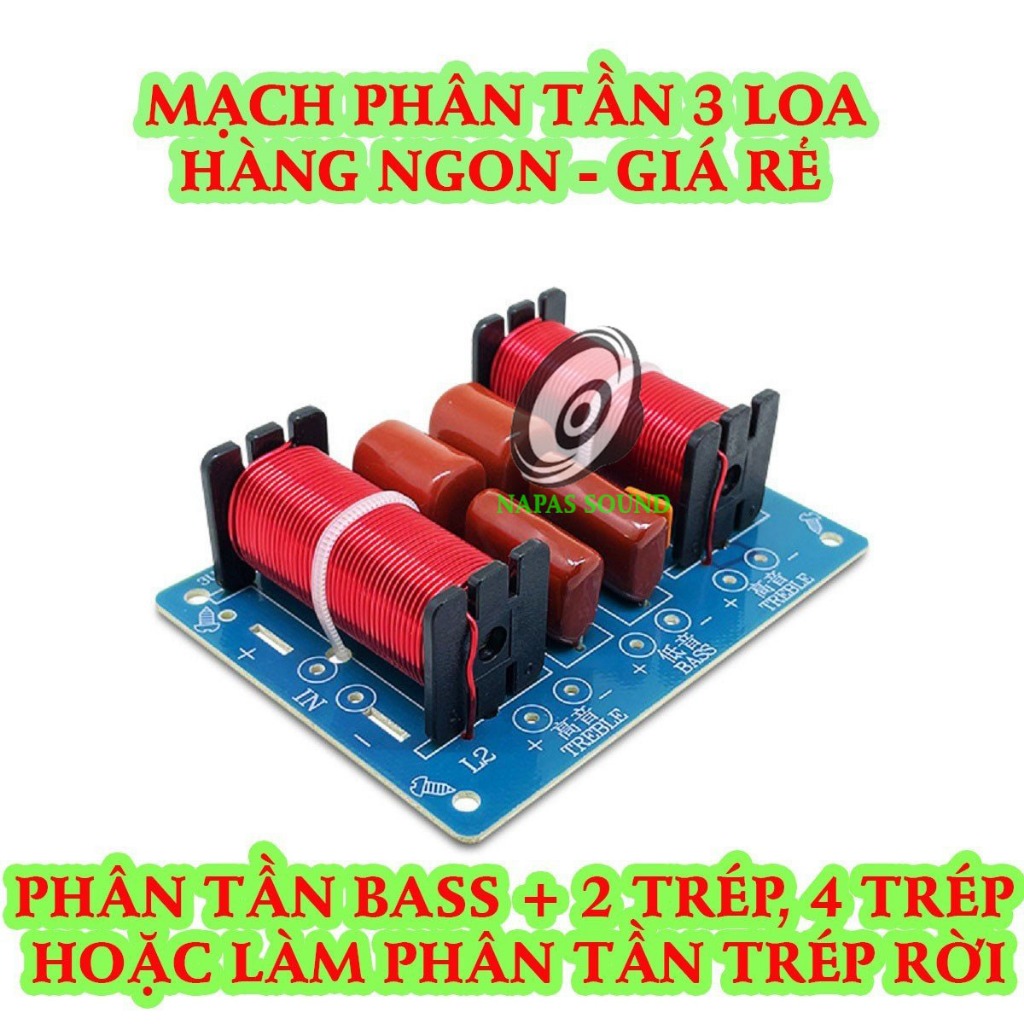 PHÂN TẦN LOA 1 BASS 2 TRÉP WEAH360 - CHO CÁC BASS 25 30 VÀ CÁC LOA KÉO ...