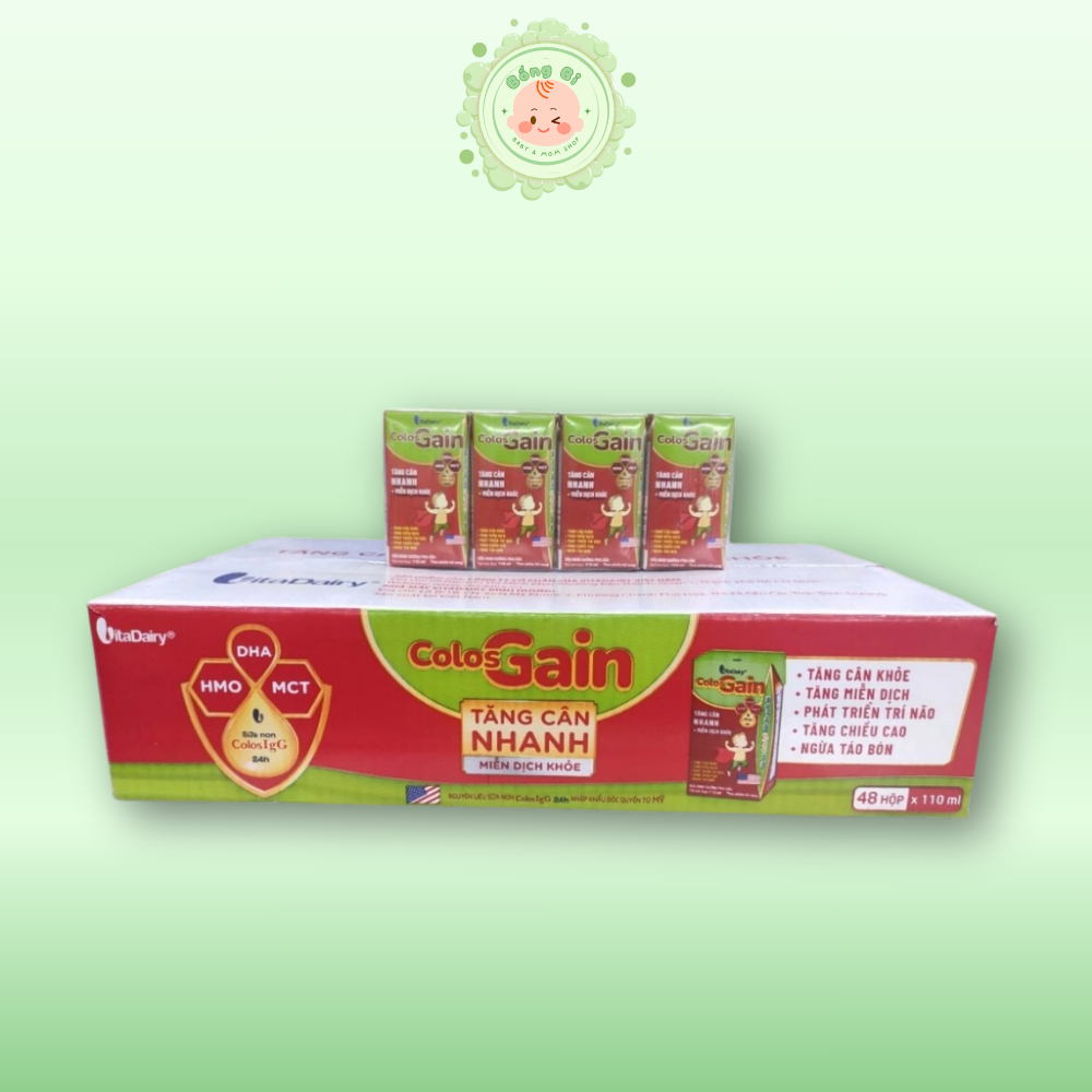 Sữa Colosgain Colos Gain Pha Sẵn 110ml date mới [Thùng 48 hộp] | Shopee ...