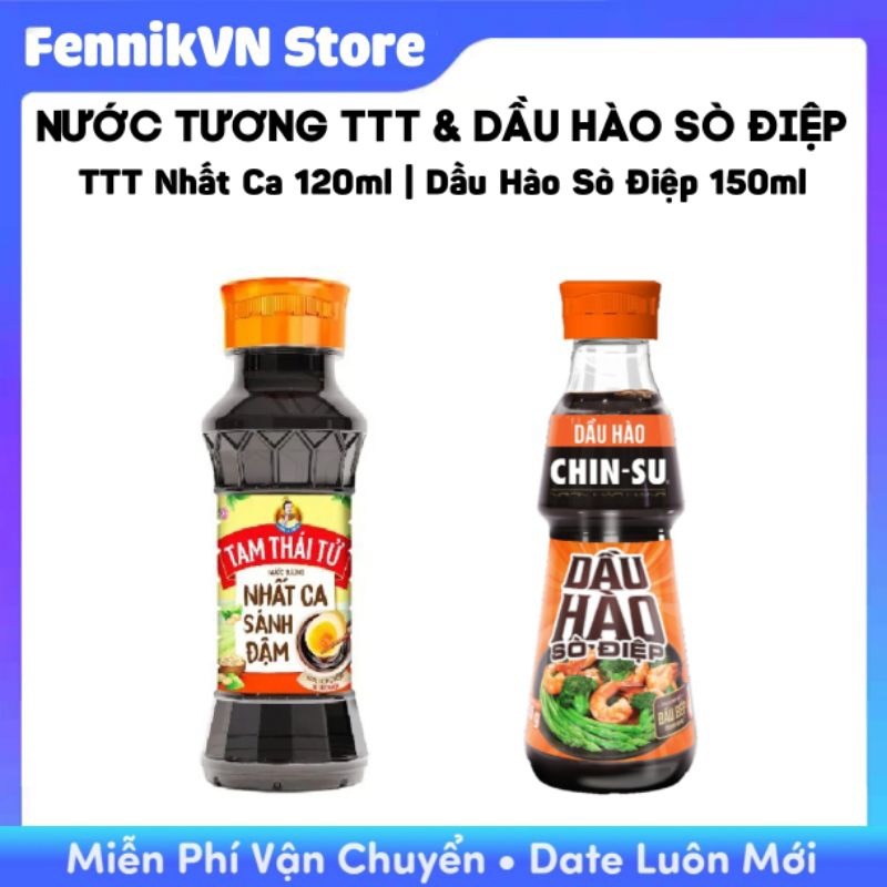 Dầu Hào Chin-Su Sò Điệp 150ml và Nước Tương Tam Thái Tử Nhất Ca 120ml : | Shopee Việt Nam