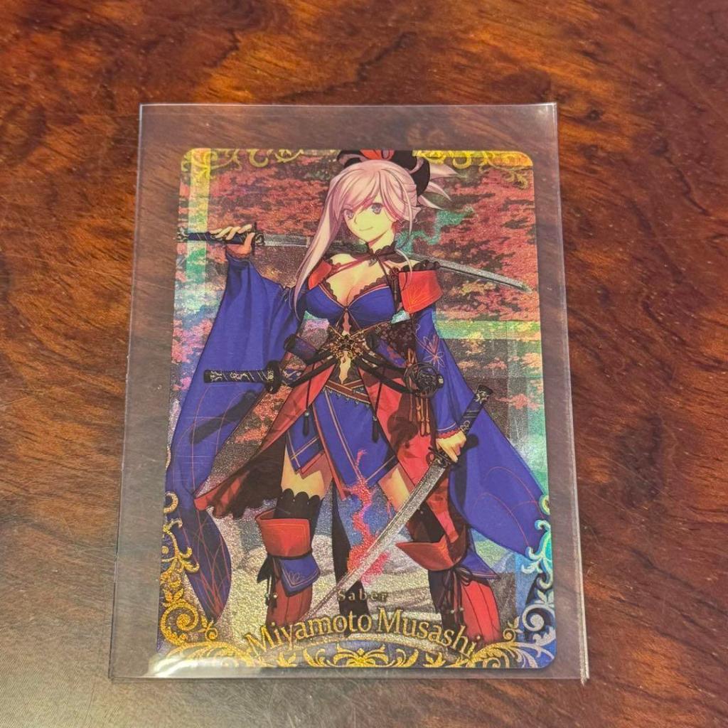 Secret Rare SR Thẻ bài bánh xốp Fate Grand Order FGO Miyamoto Musashi ...