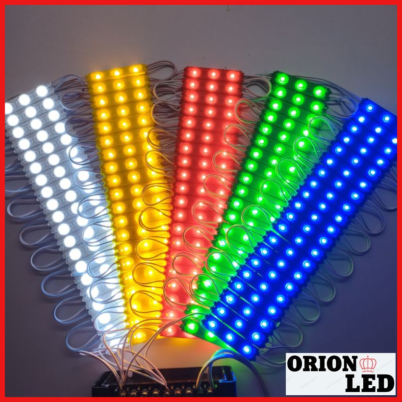 LED HẮT 3 BÓNG LỒI 6113 SIÊU SÁNG ( Vỉ 20 LED ) 12V - LED MODULE 3 BÓNG ...