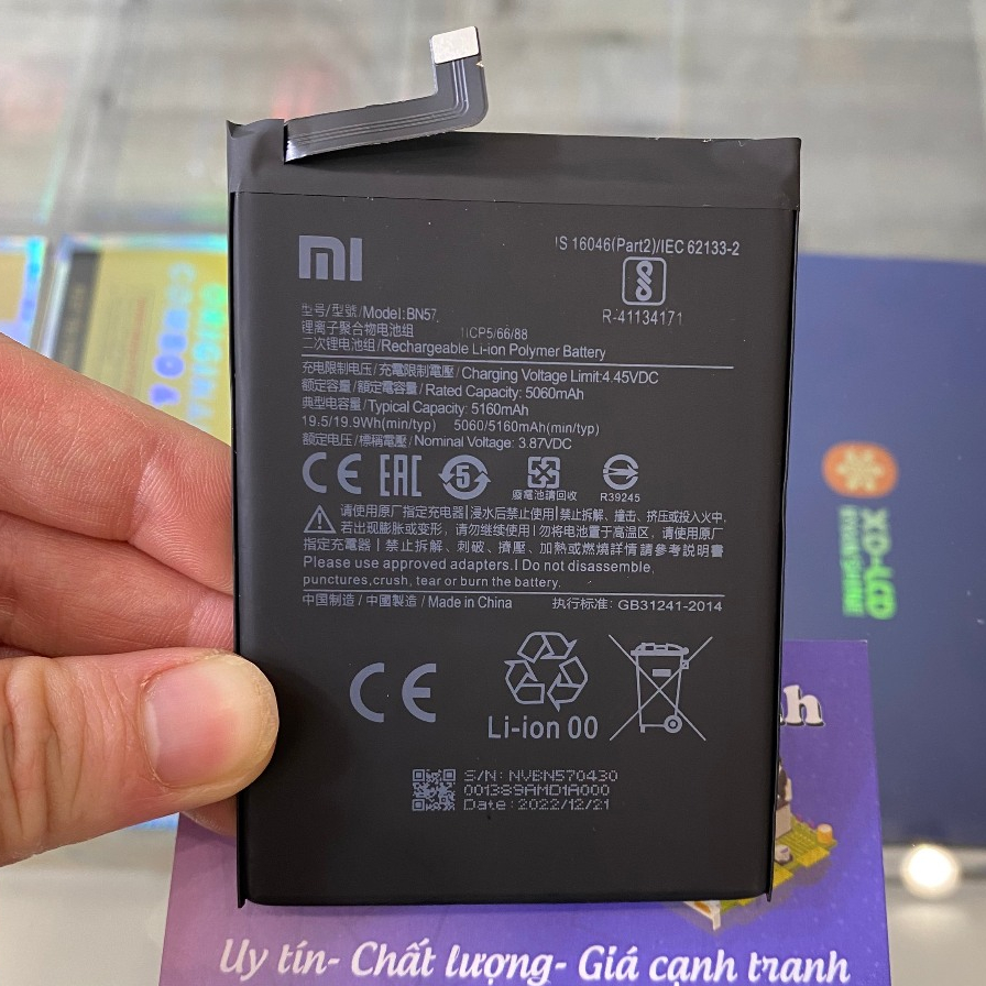 Pin Poco X3 / X3 PRO (BN57) loại 1 | Shopee Việt Nam