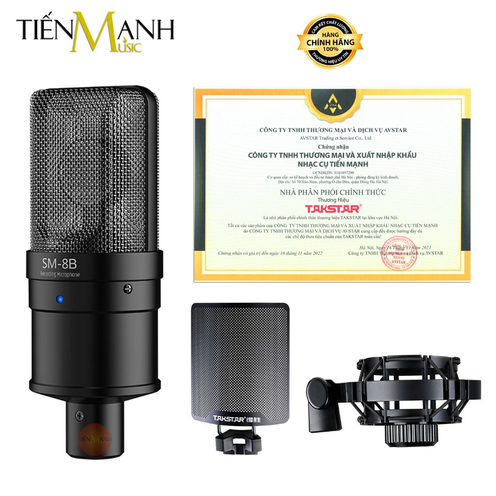 [Chính Hãng, Gen 2] Micro Takstar SM8B (2nd Gen) - Mic Thu Âm Condenser ...