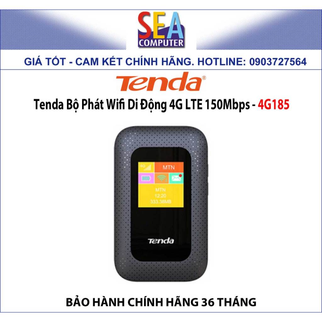Tenda Bộ Phát Wifi Di Động 4G LTE 150Mbps - 4G185 | Shopee Việt Nam