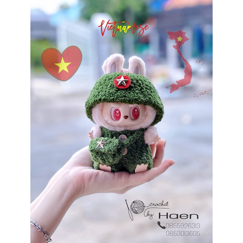 Outfit chú bộ đội cho Labubu | Shopee Việt Nam