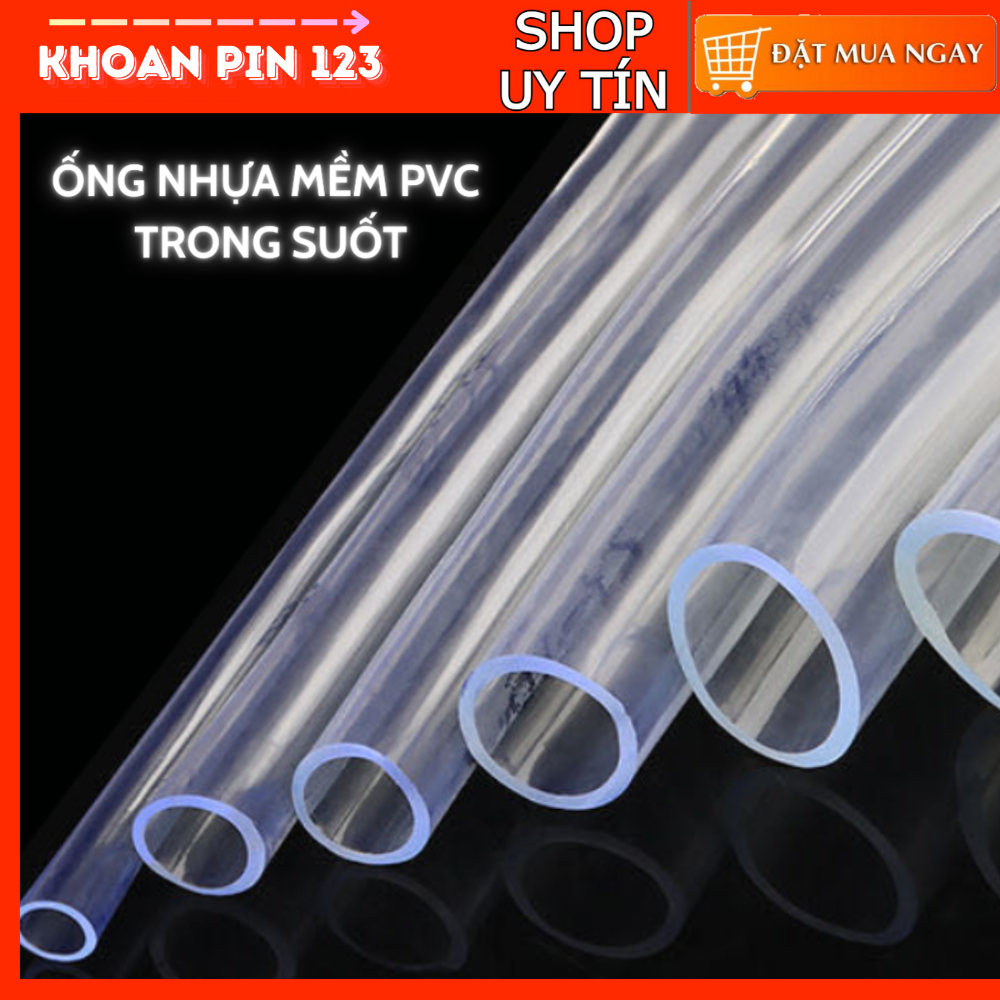 Ống nhựa dẻo PVC trong suốt size nhỏ | Shopee Việt Nam