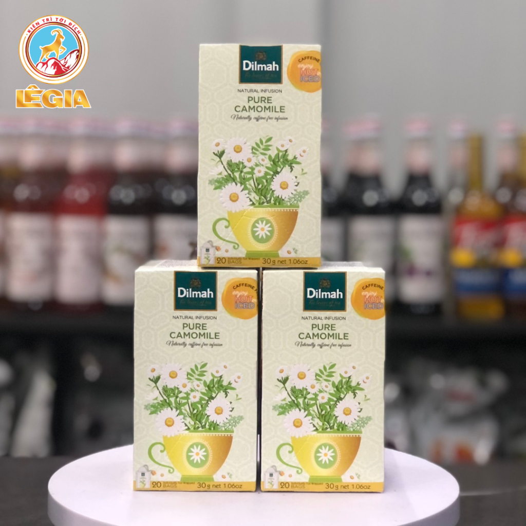 TRÀ DILMAH HOA CÚC - HỘP 30G 20 GÓI - DILMAH PURE CAMOMILE FLOWER TEA ...