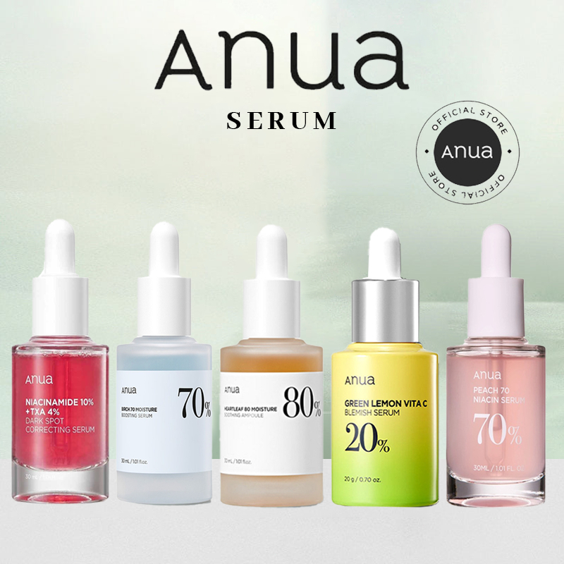 Tinh chất ANUA 30ml 250ml/ANUA Heartleaf 80% /ANUA peach 70% /ANUA 10% Niacinamide+ 4% 30ml ...