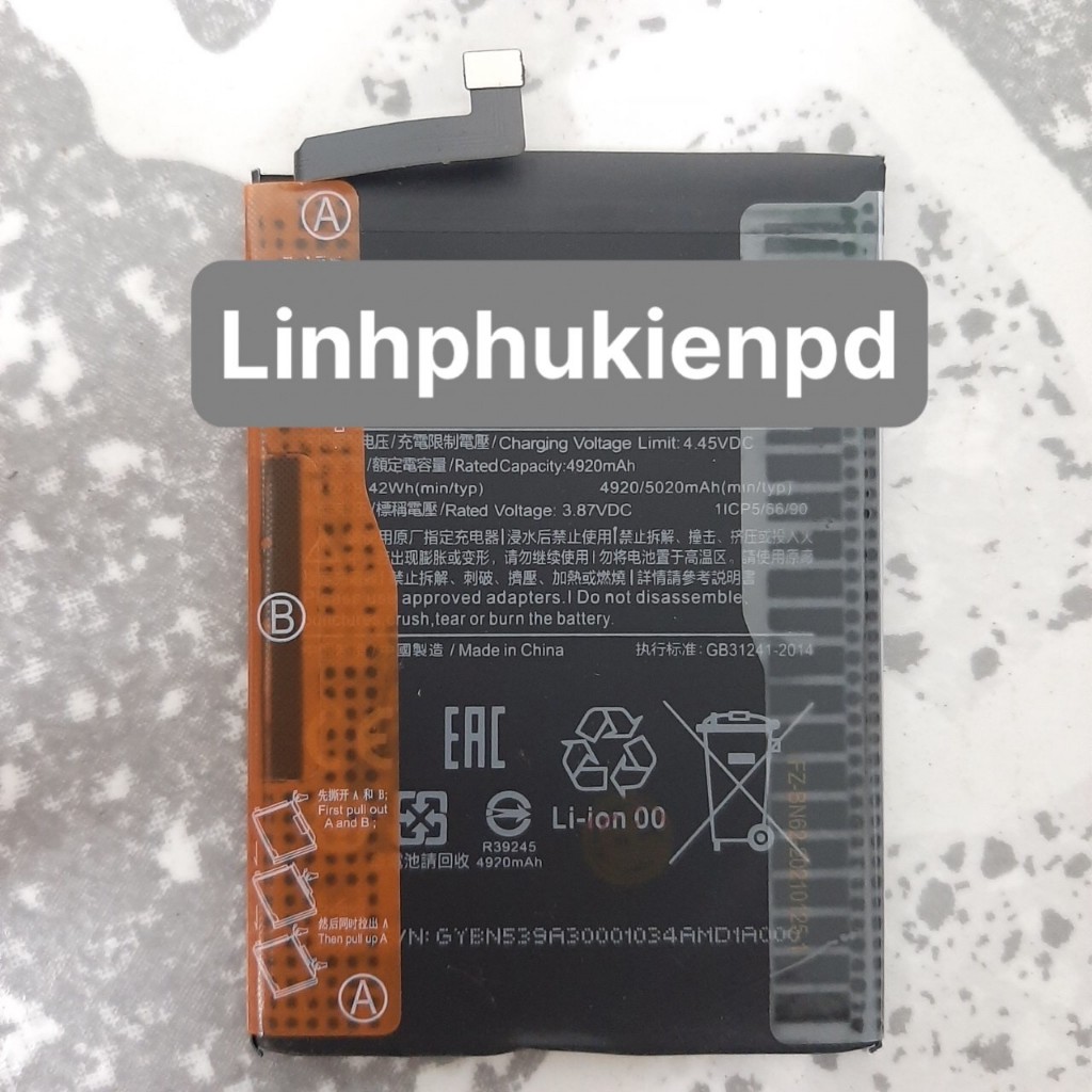 Pin Xiaomi Redmi Note 9 Pro BN53 Note 10 Pro | Shopee Việt Nam