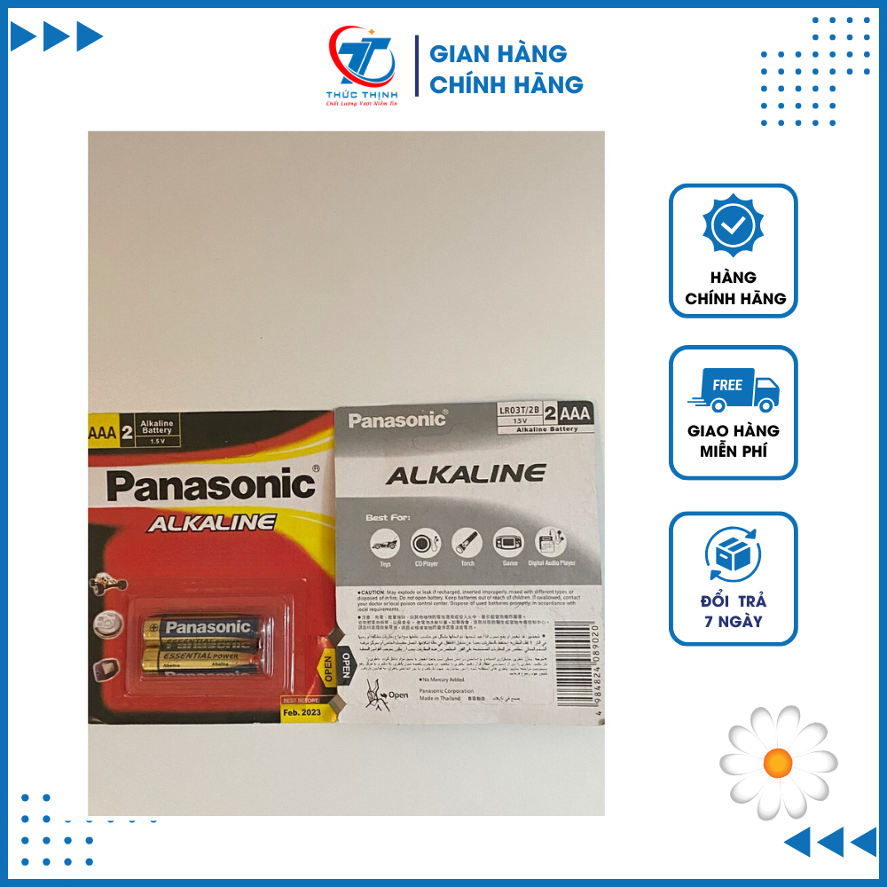 Pin Panasonic 3A- Alkaline Cao Cấp Siêu Bền | Shopee Việt Nam