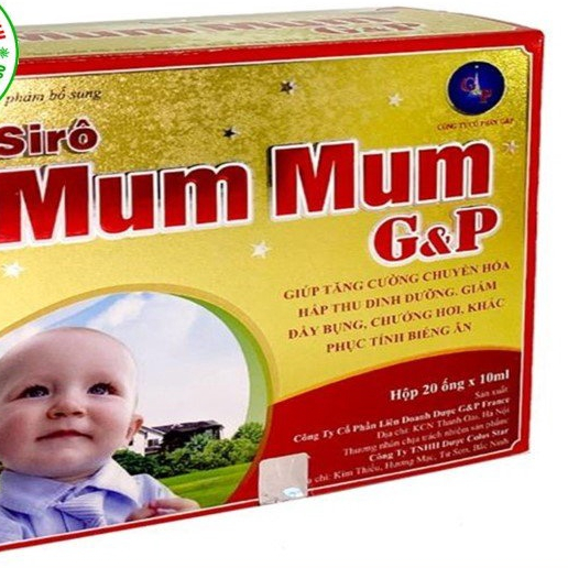 SIRÔ ĂN NGON MUM MUM G&P - TĂNG CƯỜNG CHUYỂN HÓA VÀ HẤP THU DINH DƯỠNG ...