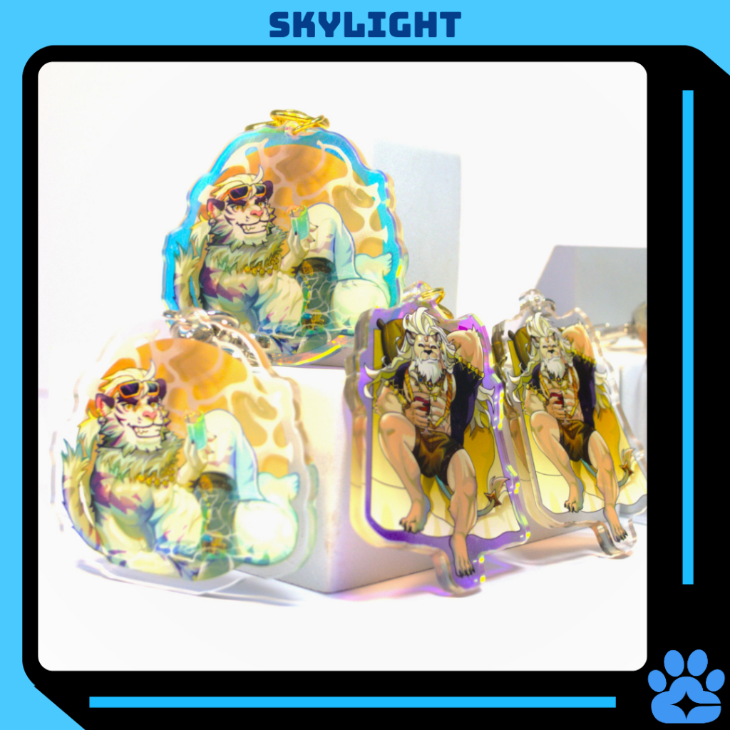 Móc Khóa/Keychain Furry JIN QIU/ JAVID - Dislyte - Nhựa Mica 6cm ...