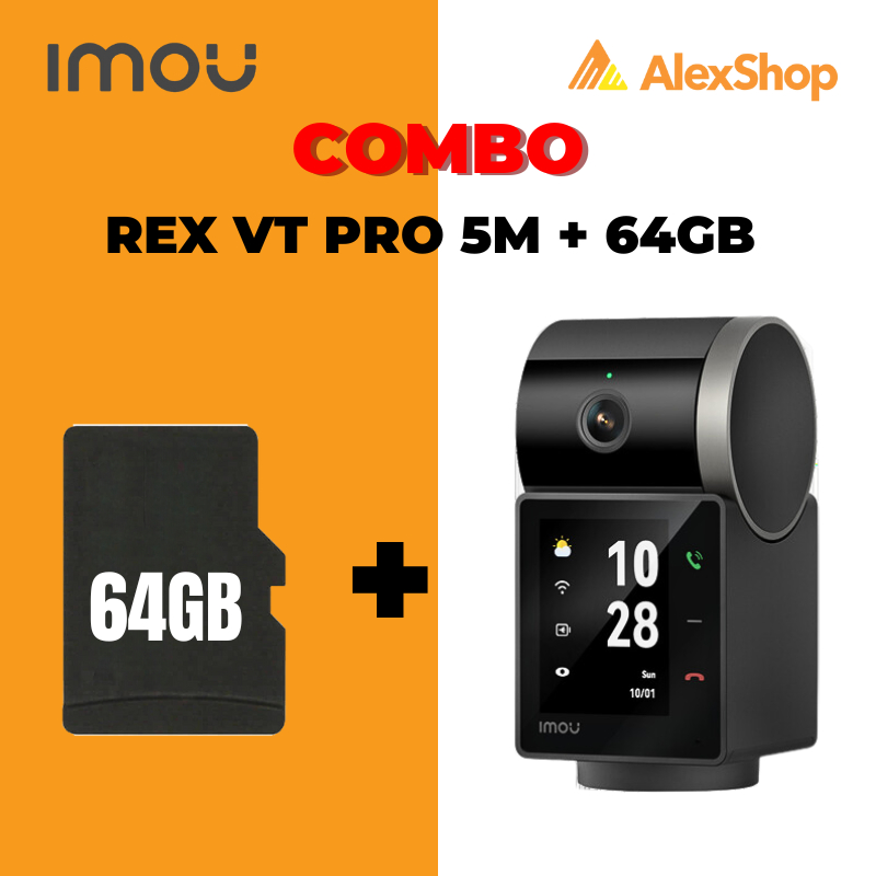 [COMBO-5M] Camera Imou Rex VT Pro 5M + Thẻ Nhớ 64Gb, Pin thích Hợp ...
