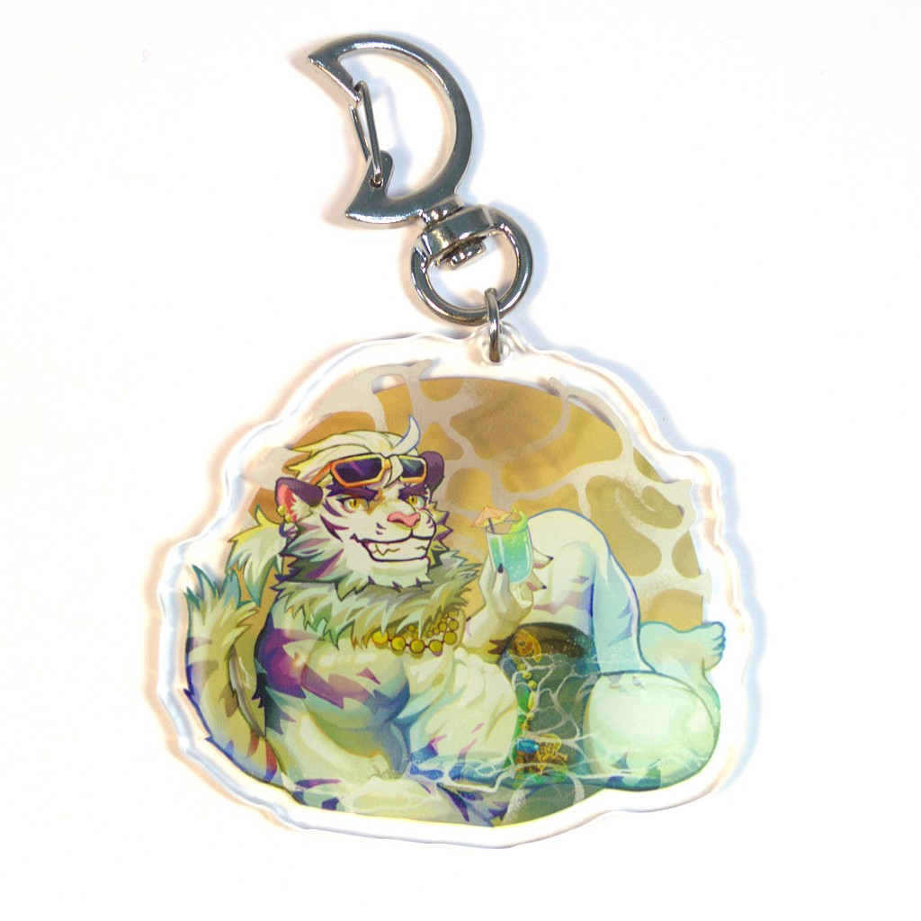 Móc Khóa/Keychain Furry JIN QIU/ JAVID - Dislyte - Nhựa Mica 6cm ...