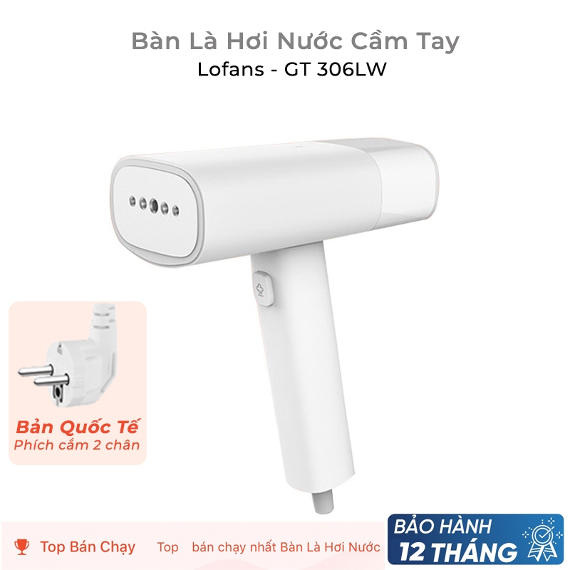 Bàn là hơi nước cầm tay Lofans GT - 306, bàn ủi hơi nước cầm tay nhỏ gọn công suất 1200W là ...