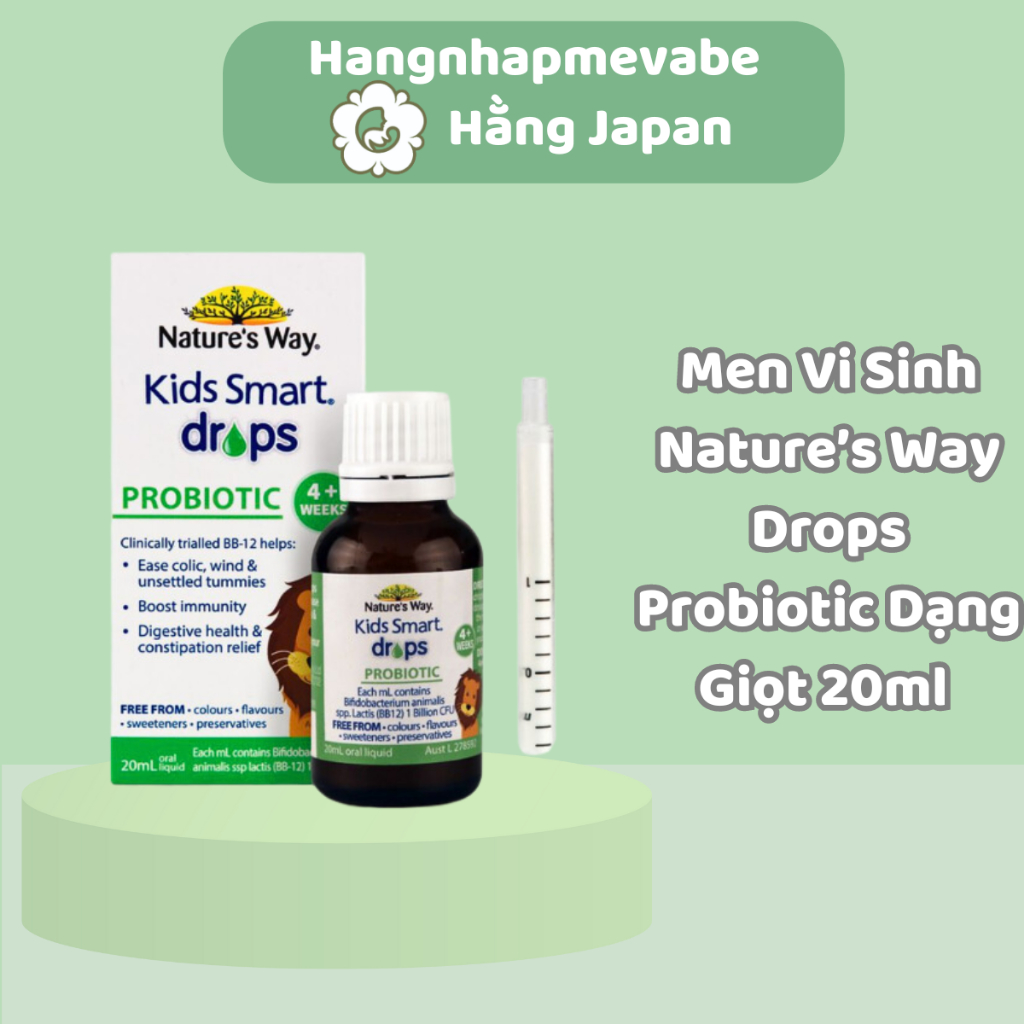 Men vi sinh Nature's Way Probiotic Drops 20ml | Shopee Việt Nam