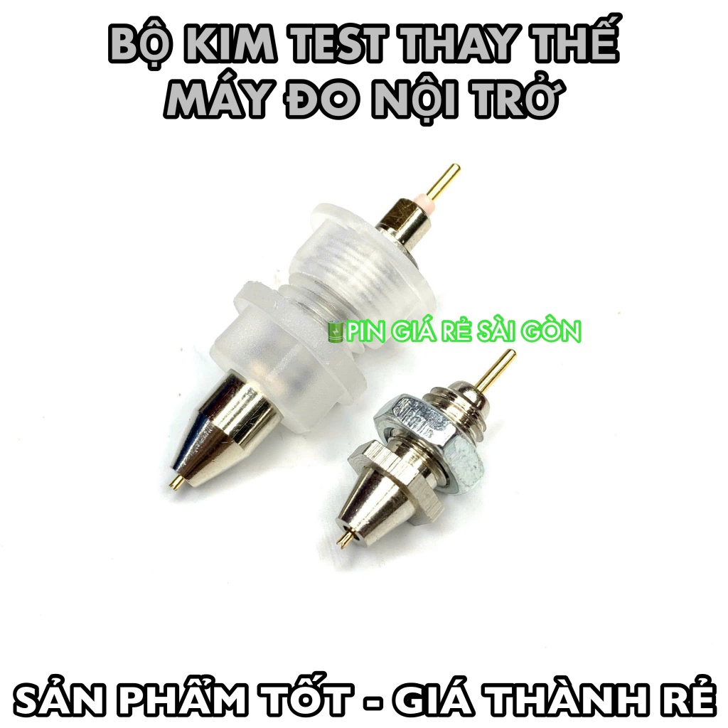 Bộ kim test pin tiếp điểm giữ pin dùng chế thiết bị đo nội trở, dung ...