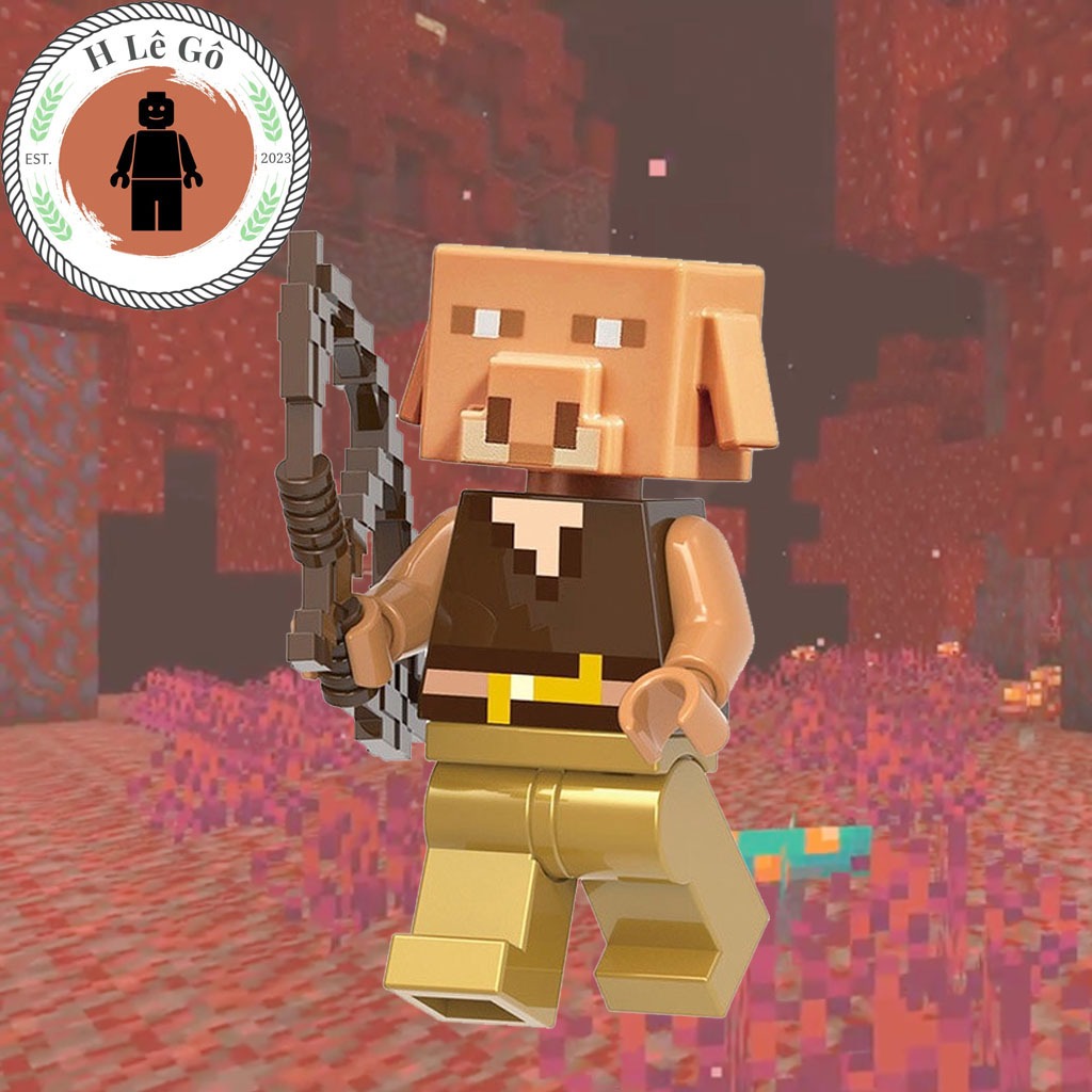 Piglin Minecraft quái heo địa ngục mới new seal | Shopee Việt Nam