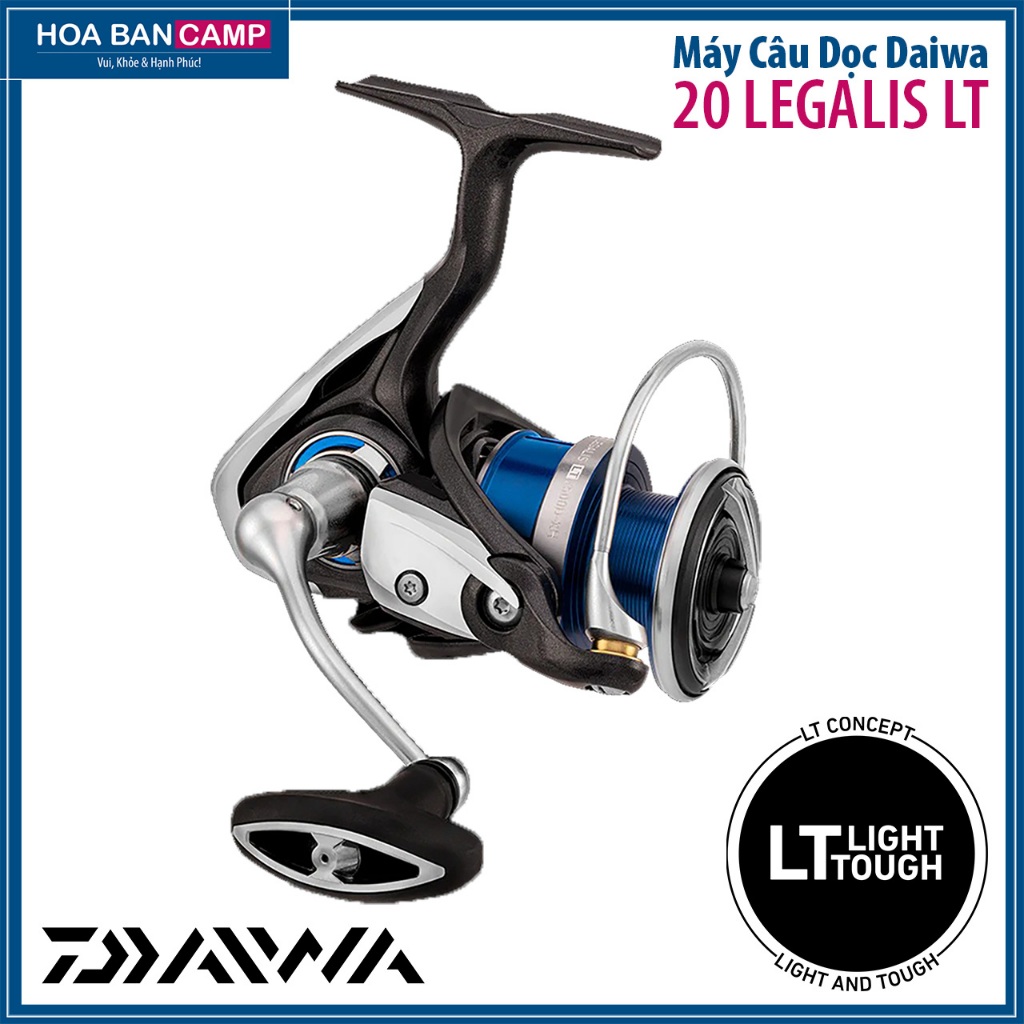 Máy Câu Dọc Daiwa 20 Legalis LT | Size 1000 - 6000, LT Concept, Body ...