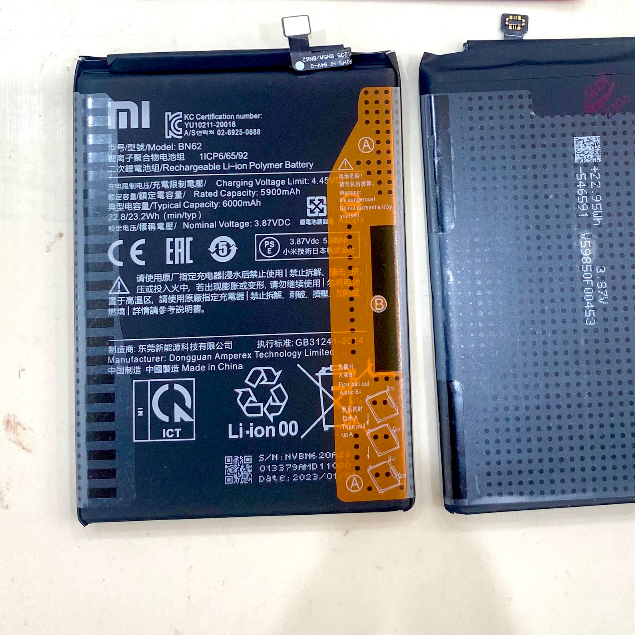 Pin ZIN Tương Thích Xieomi Model BN62 Dùng Cho Redmi Note9 4G / Redmi ...