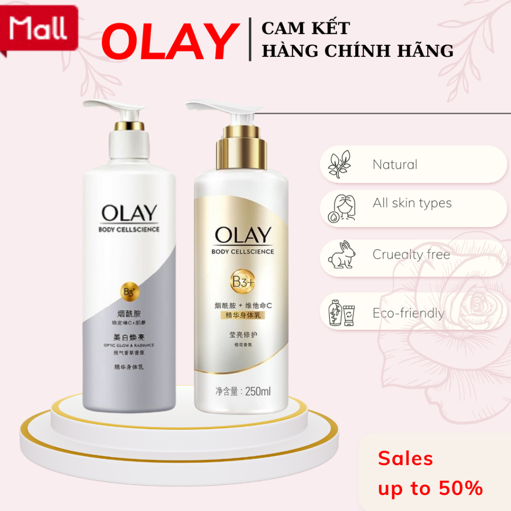 Sữa Dưỡng Thể Olay B3 - Dưỡng Trắng Da Toàn Thân 250ml | Shopee Việt Nam