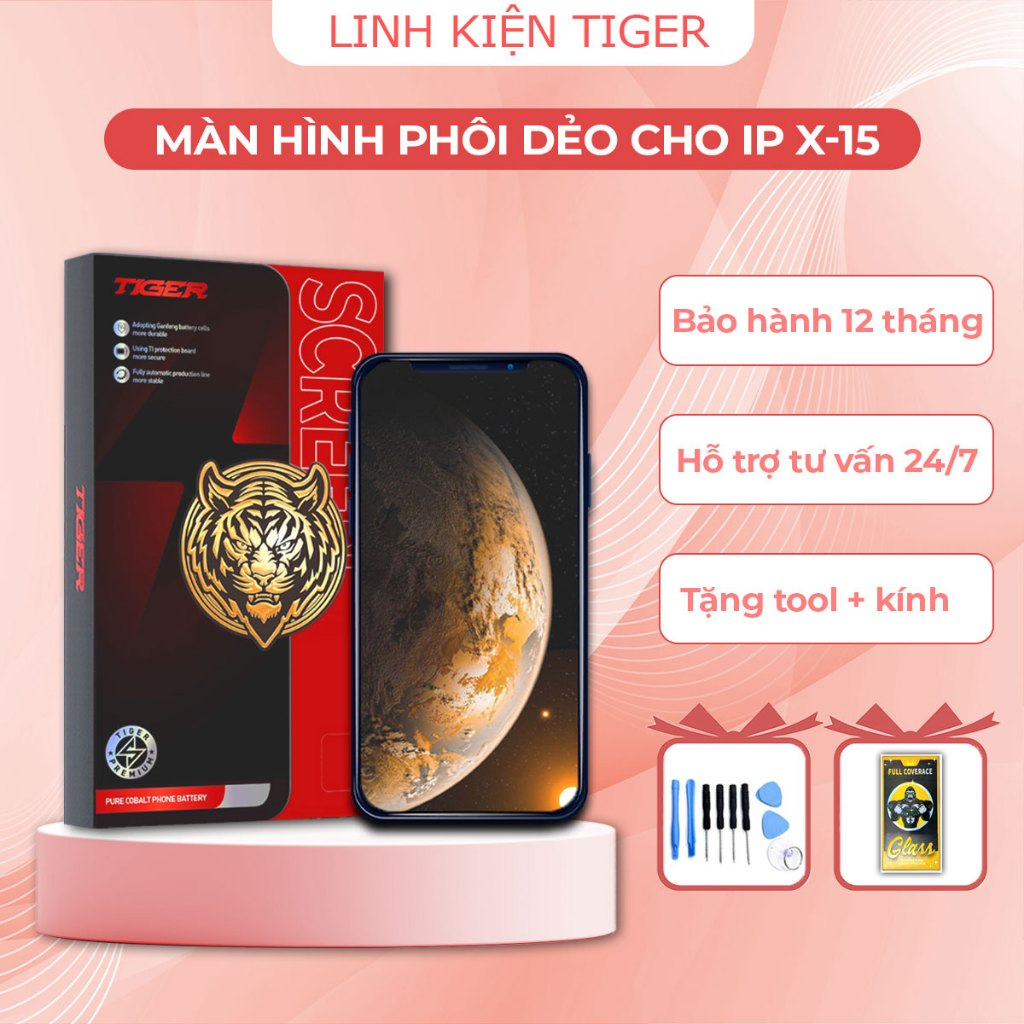Màn hình phôi dẻo TIGER cho lpX/11/12/13/14/15 Plus/Pr/PrM,màn hình ...