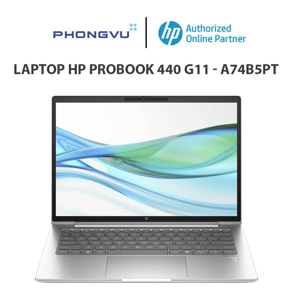 [Nhập ELHP12 giảm 15% tối đa 3TR] Laptop HP Probook 440 G11 - A74B5PT (Core Ultra 5-125U) (Bạc ...