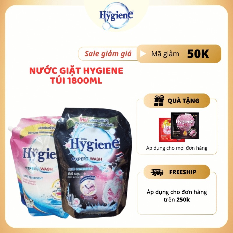 Nước giặt xả Hygiene hương nước hoa 1800ml Thái Lan chính hãng | Shopee Việt Nam