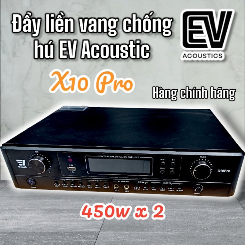 [ CHÍNH HÃNG ] Đẩy Liền Vang EV Acoustic X10 Pro 450w x 2 | Shopee Việt Nam