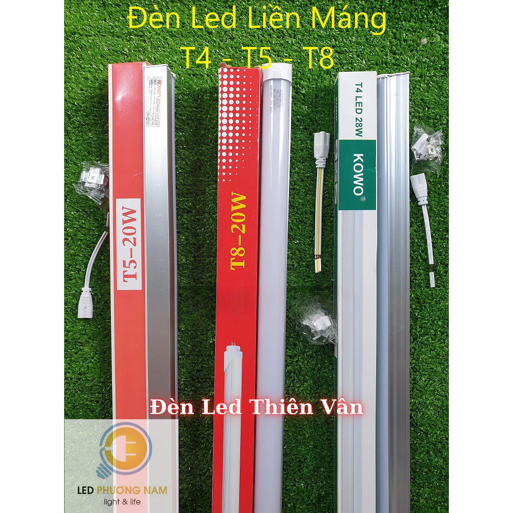 [COMBO 2 ] Bộ Đèn Led Liền Máng 1m2 [T4 - T5 - T8] - [KOWO] | Shopee Việt Nam