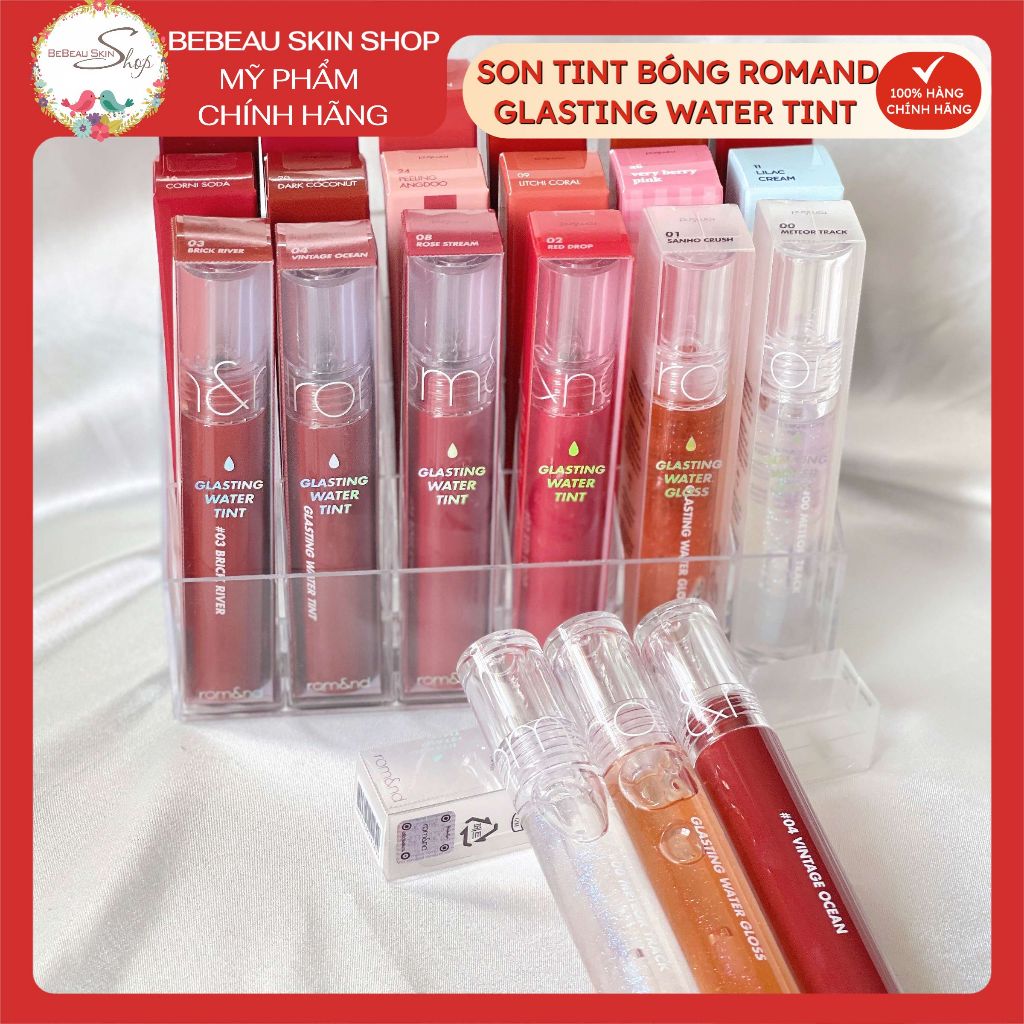 Son Bóng Romand Glasting Water Tint - Water Gloss 04 Vintage Ocean ...