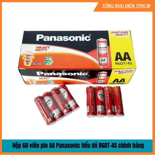 Hộp 60 viên pin AA Panasonic tiểu đỏ R6DT-4S chính hãng | Shopee Việt Nam