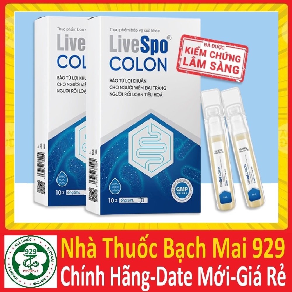 Livespo COLON - Bào tử lợi khuẩn hộp 10 ống | Shopee Việt Nam