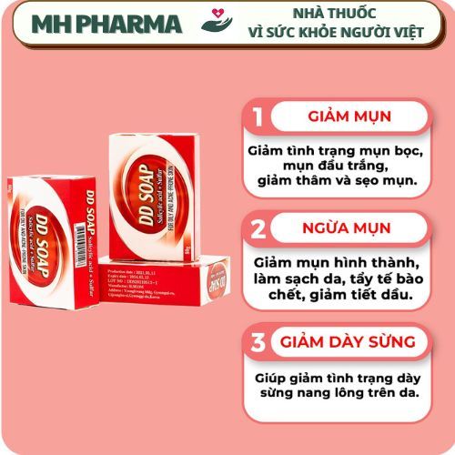 DD soap và Atids : 2 loại xà phòng tắm giảm mụn và dày sừng nang lông ...