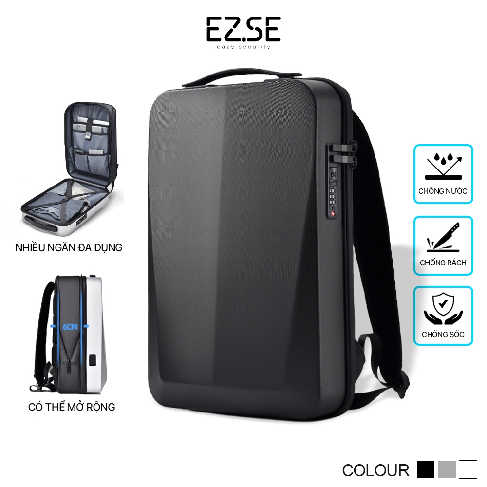 Balo laptop chống sốc chống nước cao cấp EAZY BLA05 có khóa số chống ...