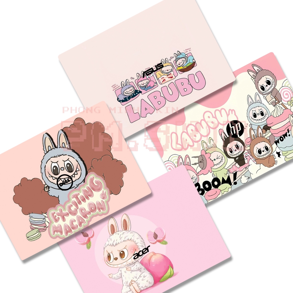 Miếng Dán Laptop 20 mẫu LABUBU - Skin Dán Laptop Cắt Sẵn Theo Từng Máy ...